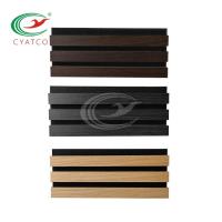 China Formaldehyde Free Linear Wood Wall Panels In Commercial Architecture for sale