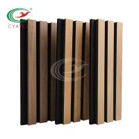 China High Durability Acoustic Wall Panels Ceiling Mounted Fire Resistant Wooden Panel for sale
