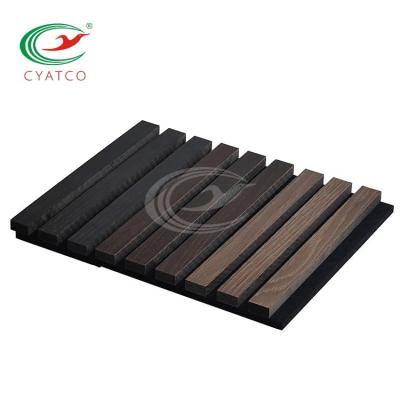 China Low Maintenance Wood Veneer Acoustic Wall Panels For Commercial Space for sale