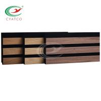 China Curved Groove Wooden Acoustic Wall Panels Customized  Thickness for sale