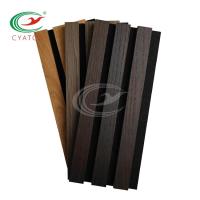 China Low Maintenance MDF Acoustic Wall Panels Fireproof Non Toxic Slat Wall for sale