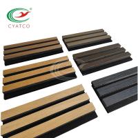 China Low Maintenance Wood Veneer Acoustic Wall Panels For Commercial Space for sale