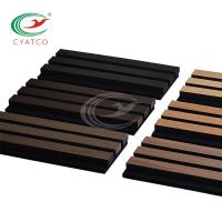 China Low Maintenance Wood Veneer Acoustic Wall Panels For Commercial Space for sale