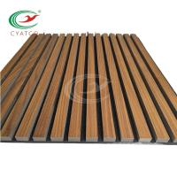 China High Durability Acoustic Wall Panels Ceiling Mounted Fire Resistant Wooden Panel for sale