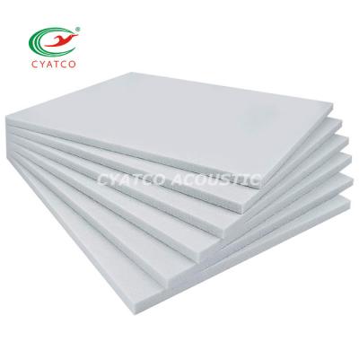 China 10 Pack White Polyeater Fiber Acoustic Panels 18mm For Wall Decoration for sale