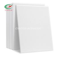 China 10 Pack White Polyeater Fiber Acoustic Panels 18mm For Wall Decoration for sale