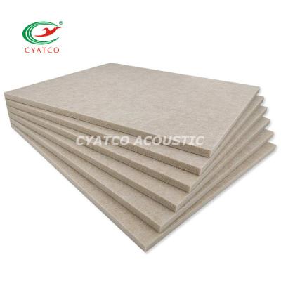 China 9mm Camel Polyeater Fiber Acoustic Panels Performance Halls Sound Blocking Absorbing Padding for sale
