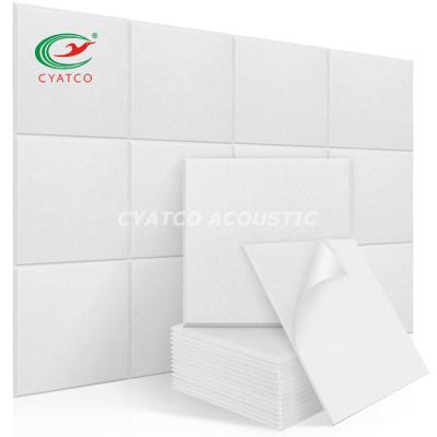 China Self Adhesive Sound Proof Foam Panels Polyeater Fiber Sound Blocking Absorbing Padding for sale