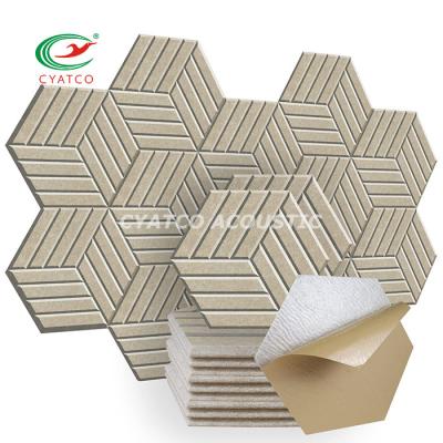 China ODM Self Adhesive Hexagon Acoustic Panels For Music Room for sale