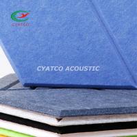 China Durable Flexible Hexagon PET Acoustic Panels For Studio for sale