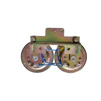 China 24V Dual Voice Disc Electric Horn Bus Truck 400-500Hz 720h Salt Spray Continuous Operation Bus Spares for sale