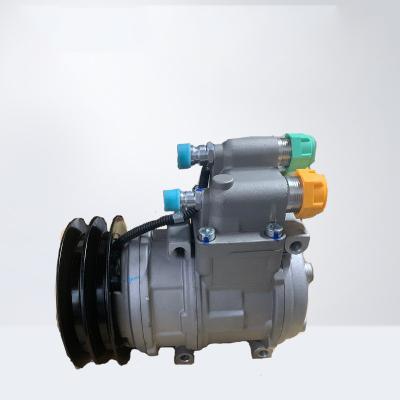 China Yutong Bus 24V DC Air Conditioner Compressor GY10P17C Rear Double B Slot 8126-01407 Spares for sale