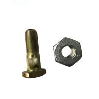 China Yutong Bus ZK6800 Tire Screws 40Cr Alloy Steel Wheel Fastener Bus Spares Parts for sale