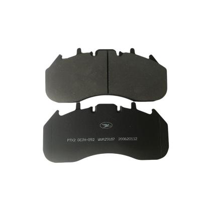 China Meritor Axle Bus Truck Brake Pad Set D1311 WVA 29187 6061-T6 Aluminum 15-Degree Chamfer Bus Spares for sale