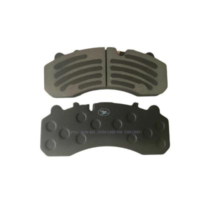 China Yutong King Long Bus IP67 19.5 Brake Friction Pad 249.5x116.6x28.9mm 100k km Bus Spares 3501DA05-040 for sale