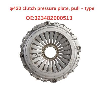 China SACHS Pull-Type Clutch Pressure Plate 430mm 50CrVA 500k Cycle 4000-5800N King Long Bus Spares Parts for sale