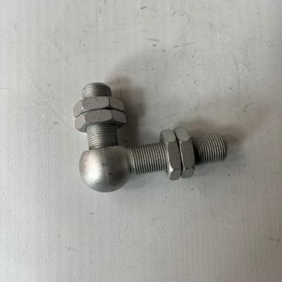 China King Long Bus Engine Door Pump Ball Head 6206-00143 20mm Thread Metal Anti-Vibration Bus Spares Parts for sale