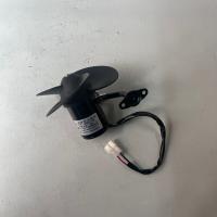 China 5-Inch BA8027 Silicone Blade Truck Bus Cabin Fan 24V Quick-Release Anti-Pinch Bus Spares Parts for sale