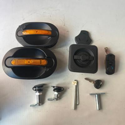 China Higer King Long Yutong Ankai Bus Lock Core Set IP65 B+ Anti-Theft Wide Temp Bus Spares 82HA1-34110 for sale