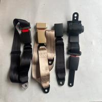 China Universal 2-Point Bus Seat Belt 22kN Static Breaking 50k Buckle Cycle 47mm Webbing Passenger Safety for sale