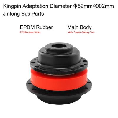 China Jinlong Bus Chassis Kingpin Components EPDM Nitrile Rubber 52mm 315MHz Galvanized Bus Spares for sale
