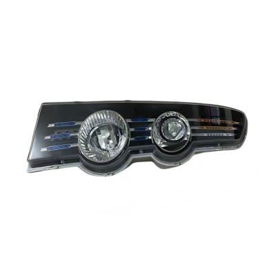 China Yutong ZK6140 Coach LED Headlight Assembly 24V PC Lens E-mark Replacement for sale