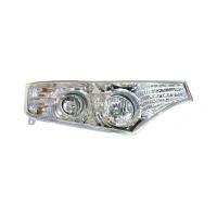 China Yutong ZK6127 Coach LED Headlight Assembly 24V PC Lens E-mark Replacement for sale