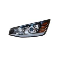 China Higer KLQ6125 Coach LED Headlight Assembly 24V PC Lens E-mark Replacement for sale