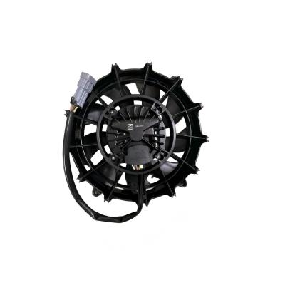 China 335mm Brushless DC Cooling Fan 24V Bus Radiator Engine Cooling Blower Assembly for sale