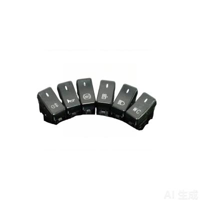 China Ankai Bus Rocker Switch Dashboard Toggle Control 24V On Off Universal Replacement for sale
