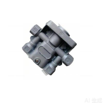 China Zhongtong Bus Four Circuit Protection Valve Air Brake System Manifold 4 Way for sale
