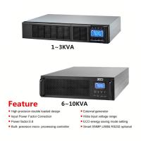 China Pure Sine Wave 20KW 20kva Rack Mount UPS 0ms Transfer Time for sale