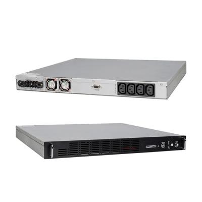 China Double Conversion ISO9001 800W 1U Rack Mount UPS Power System Pure Sine Wave for sale