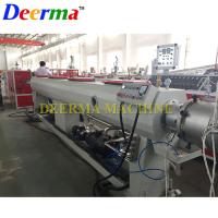 China 80kw / 60kw Power Plastic / Pvc Pipe Production Line Machines for Customer Requirements 26m*2m*2m for sale