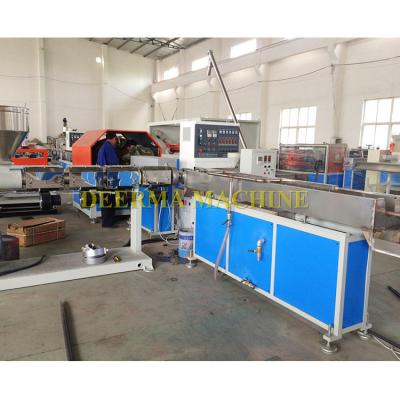 China Single-screw Design PVC Braided Fiber Reinforced Hose Extrusion Machine for 4 KG Production Capacity for sale