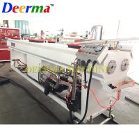 China 18kw Power PVC Pipe Extrusion Production Equipment with 60rpm Screw Speed for sale