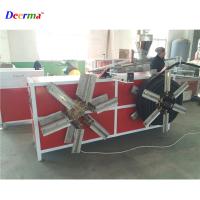 China OMRON Temperature Meter Single-screw Design Plastic Flexible PP PE PVC Corrugated Pipe Hose Single Wall Production Line for sale