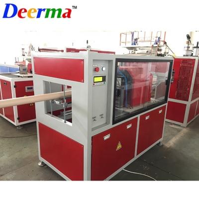 China High Productivity PVC Pipe Machine 80kw / 60kw PVC Twin Screw Extruder for sale