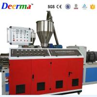 China High Productivity PVC Pipe Machine 80kw / 60kw PVC Twin Screw Extruder for sale