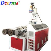China 220V PVC Pipe Machine 75mm - 160mm PVC Profile Production Line for sale