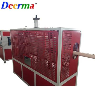China 75mm - 160mm PVC Pipe Machine 220 / 380 / 415 / 420 / 440V PVC Pipe Extruder Line for sale