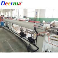 China 16mm - 630mm PVC Pipe Machine 15kw PVC Profile Making Machine for sale
