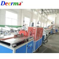 China 16mm - 630mm PVC Pipe Machine 15kw PVC Profile Making Machine for sale