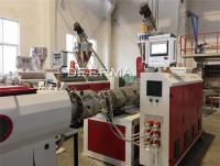 China 37kw PVC Pipe Extruder Machine 63mm - 200mm Counter Rotating Twin Screw Extruder for sale