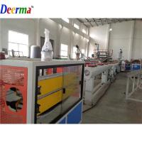 China 80kw Pipe Manufacturing Machine 250kg/h - 350kg/h PE Pipe Production Line for sale