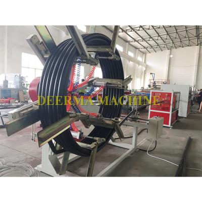 China High Speed HDPE Pipe Machine SJ90/30 Tube Extrusion Line 4-12m/Min Tractor Speed for sale