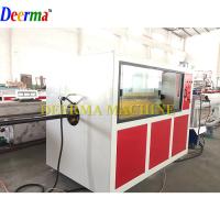 China High Speed HDPE Pipe Machine SJ90/30 Tube Extrusion Line 4-12m/Min Tractor Speed for sale