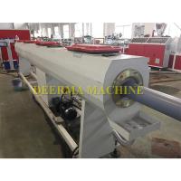 China High Speed HDPE Pipe Machine SJ90/30 Tube Extrusion Line 4-12m/Min Tractor Speed for sale