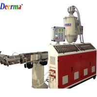China 440V HDPE Pipe Machine 63mm - 160mm Tube Extrusion Machine 4-12 M / Min Drive Motor S for sale