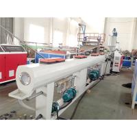 China 20kw HDPE Pipe Machine 40 kg/h - 80 kg/h HDPE Pipe Making Machine With Omron Temperature Controller for sale